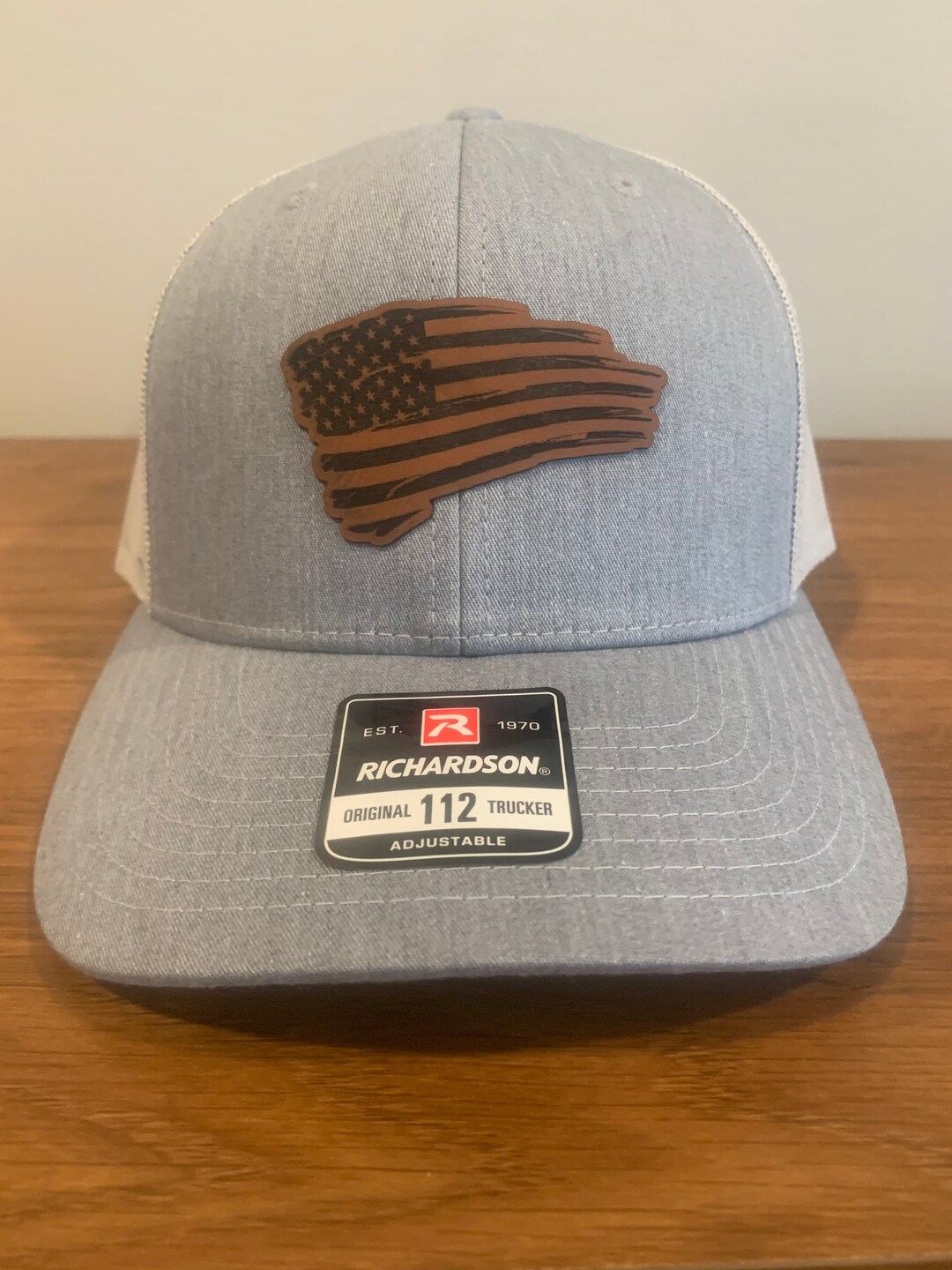 American Flag Patch Hat grey - Etsy