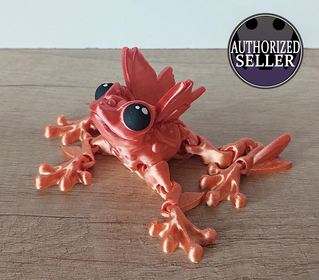 Winged Frog - Cinderwing Flutterfrog - Fully Articulated - High-quality ...