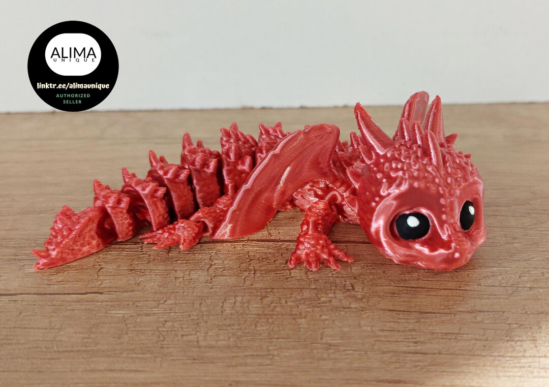 Movable Baby Sand Dragon 13 Cm 3D Printer Many Colors Possible - Etsy