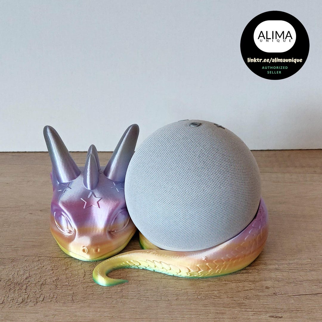 Alexa Echo Dot 5 Holder – Galactical Starlight Dragon – Nursery ...