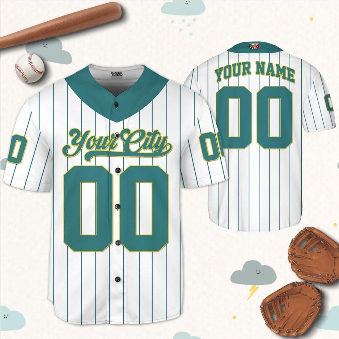 Custom Amazing City Sport Mint Kid Baseball Jersey PA13, Name and ...