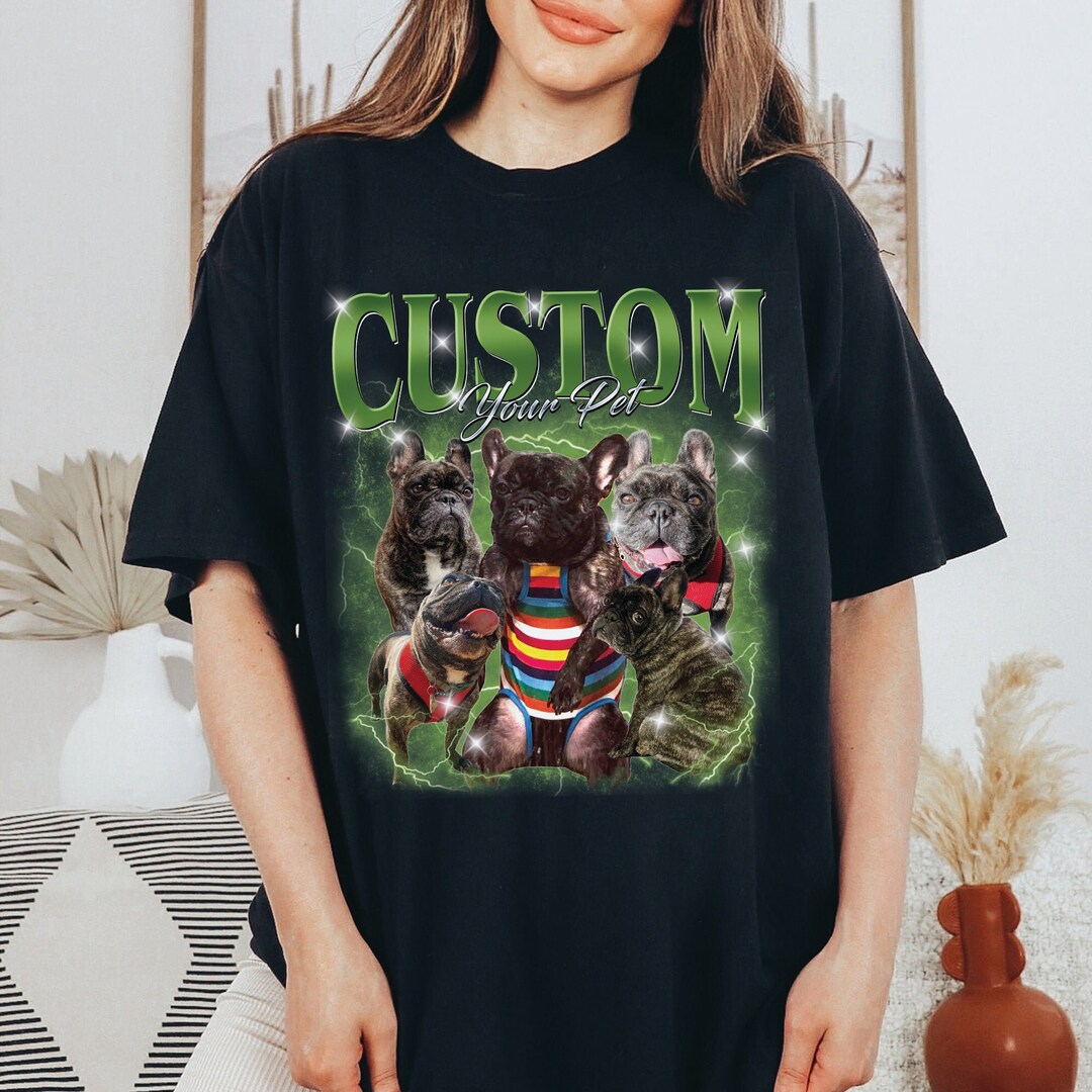 Custom Bulldog Bootleg Rap Tee, Bulldog Bootleg Shirt, Custom Dog Shirt ...