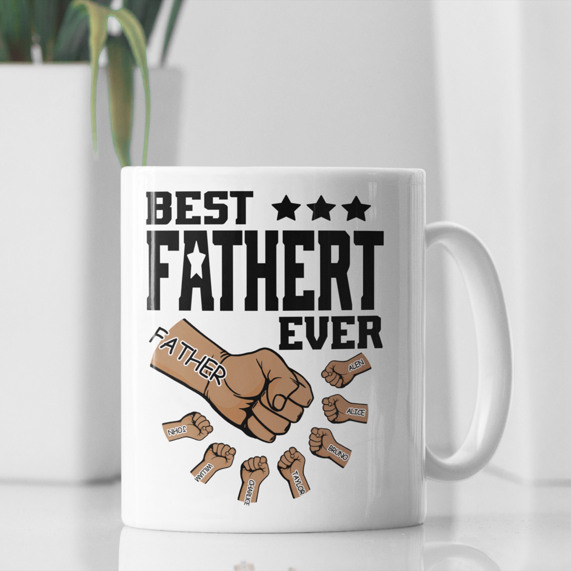 Personalized Family Mugs, Father Birthday Mugs, Custom Name Mugs, Mom ...