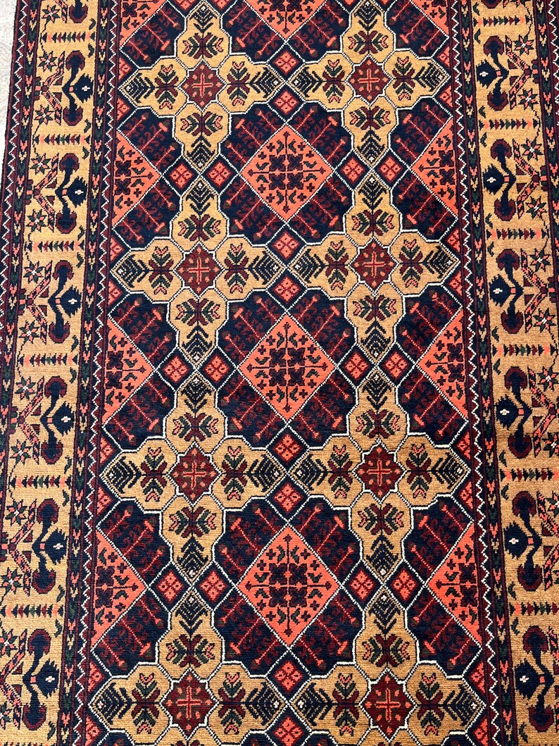 New Afghani Handmade Home Decor Runner Persian Yousufi Design 12.3x2.11 ...