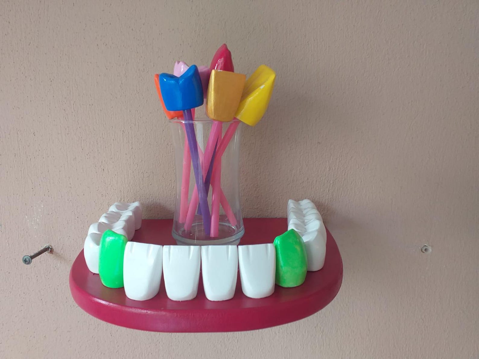 Unique Tooth Shaped Wall Hanger Shelf - Etsy