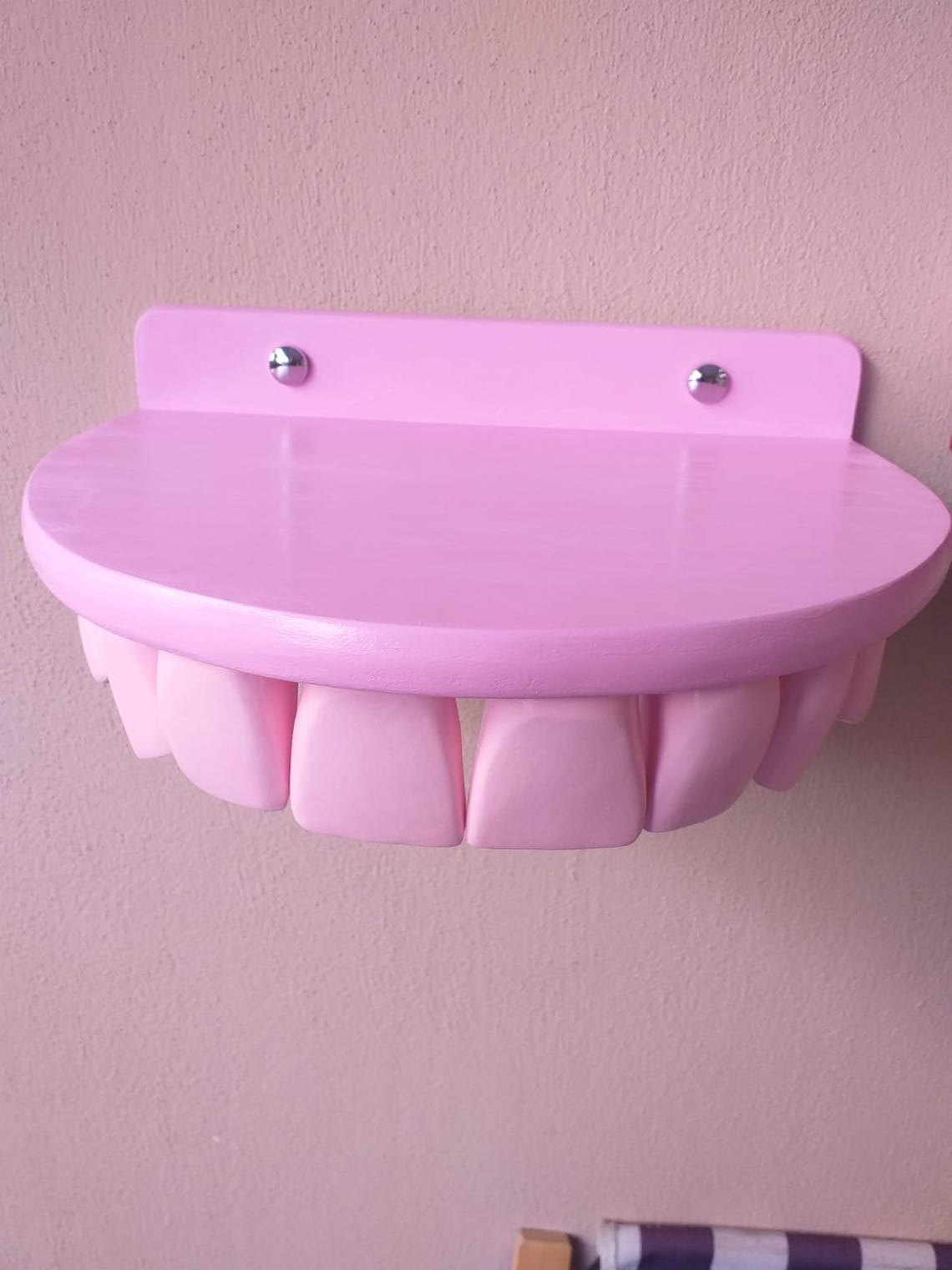 Handmade Baby Pink Nostalgia Retro Dental Orange Teeth Wall Hanger - Etsy