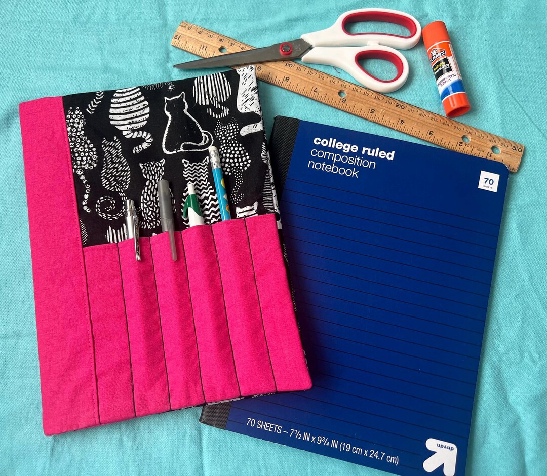 Standard Composition Notebook Cover; Cotton Fabric Composition Notebook ...