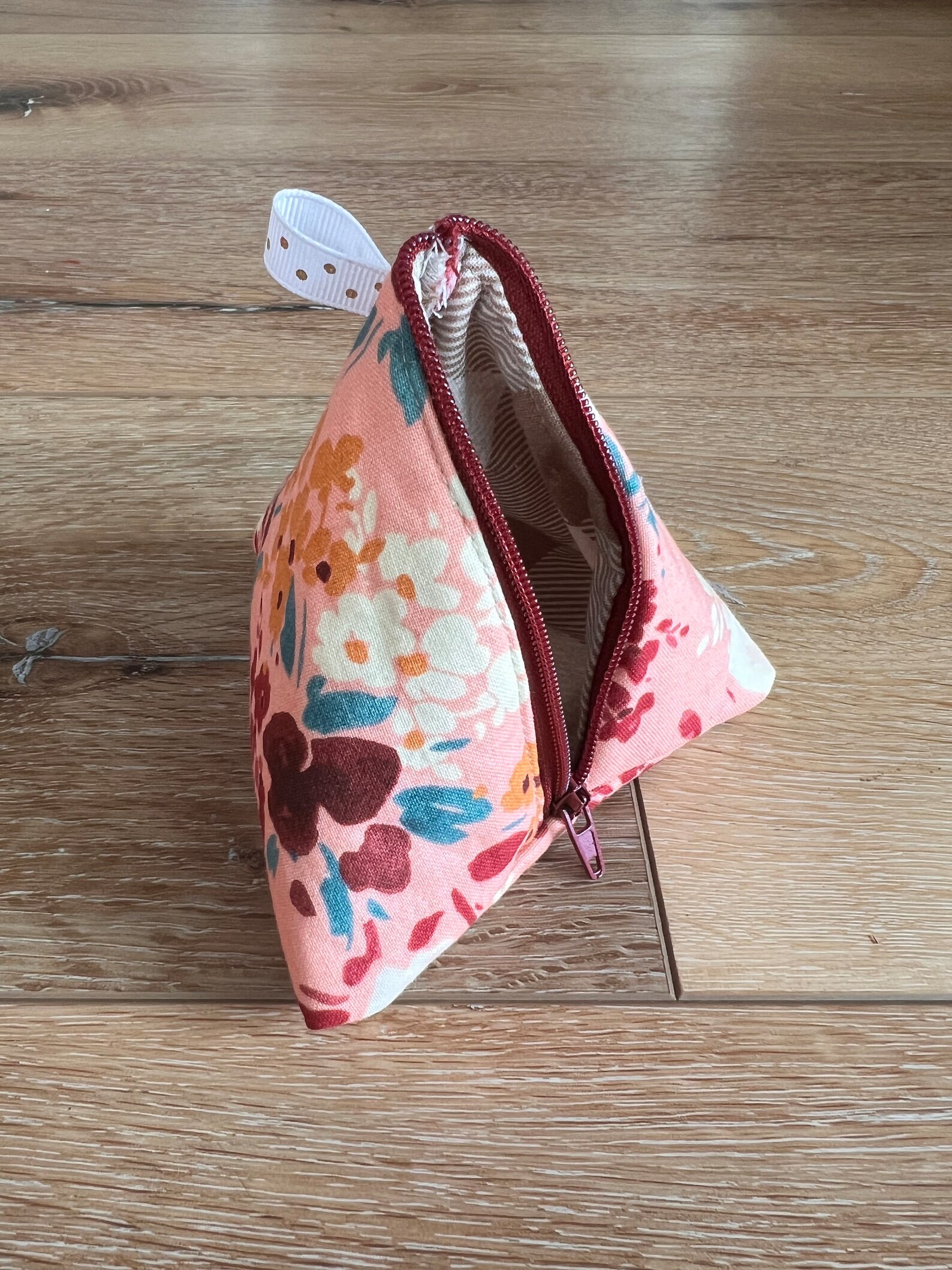 Triangle Zipper Pouch - Pyramid Zip Pouch - Etsy