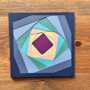 Geometric Shape Layered 3D Greeting Card Handmade Blank Card With ...