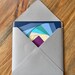 Geometric Shape Layered 3D Greeting Card Handmade Blank Card With ...