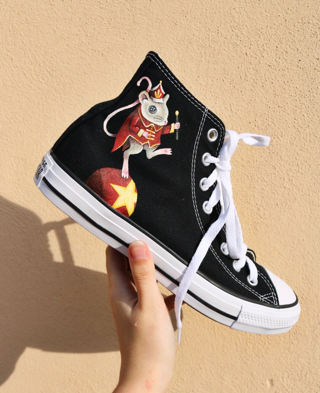 Coraline Mouse Custom Hand Painted Converse Shoes - Etsy