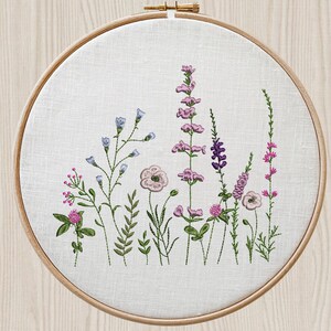 Sweet Meadow Machine Embroidery Design, 7 Sizes - Etsy