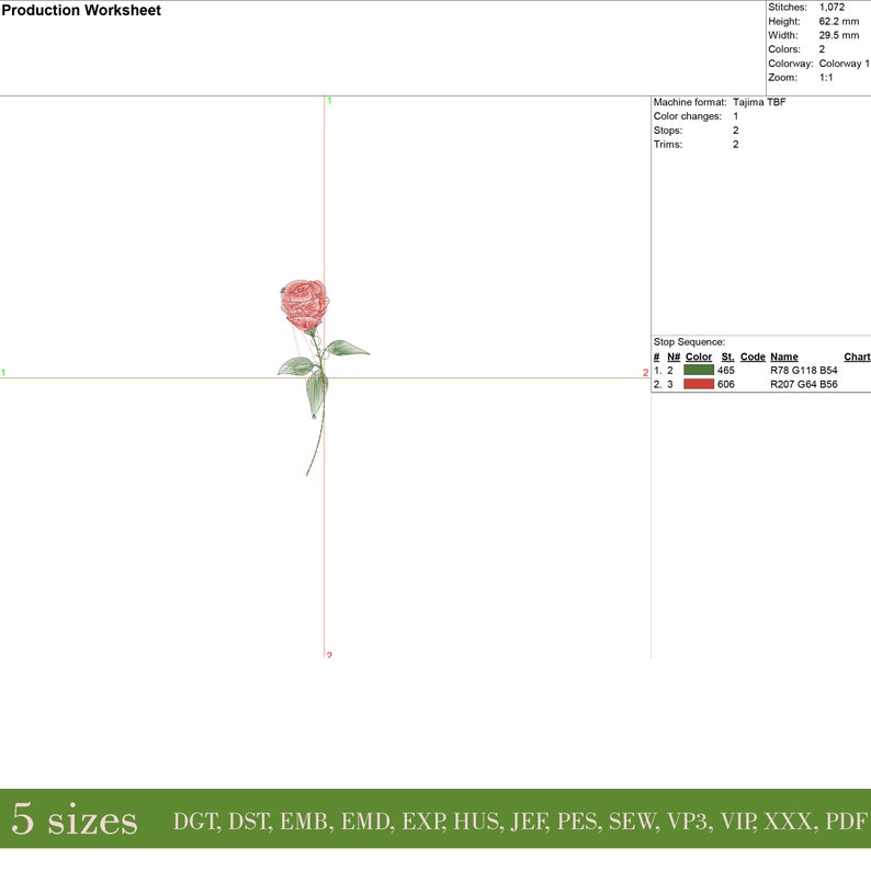 12 Rose Flowers Machine Embroidery Design, Mini Flower, 5 Sizes - Etsy