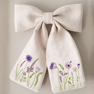 Dream Flower Meadow Machine Embroidery Design File, Floral Border ...