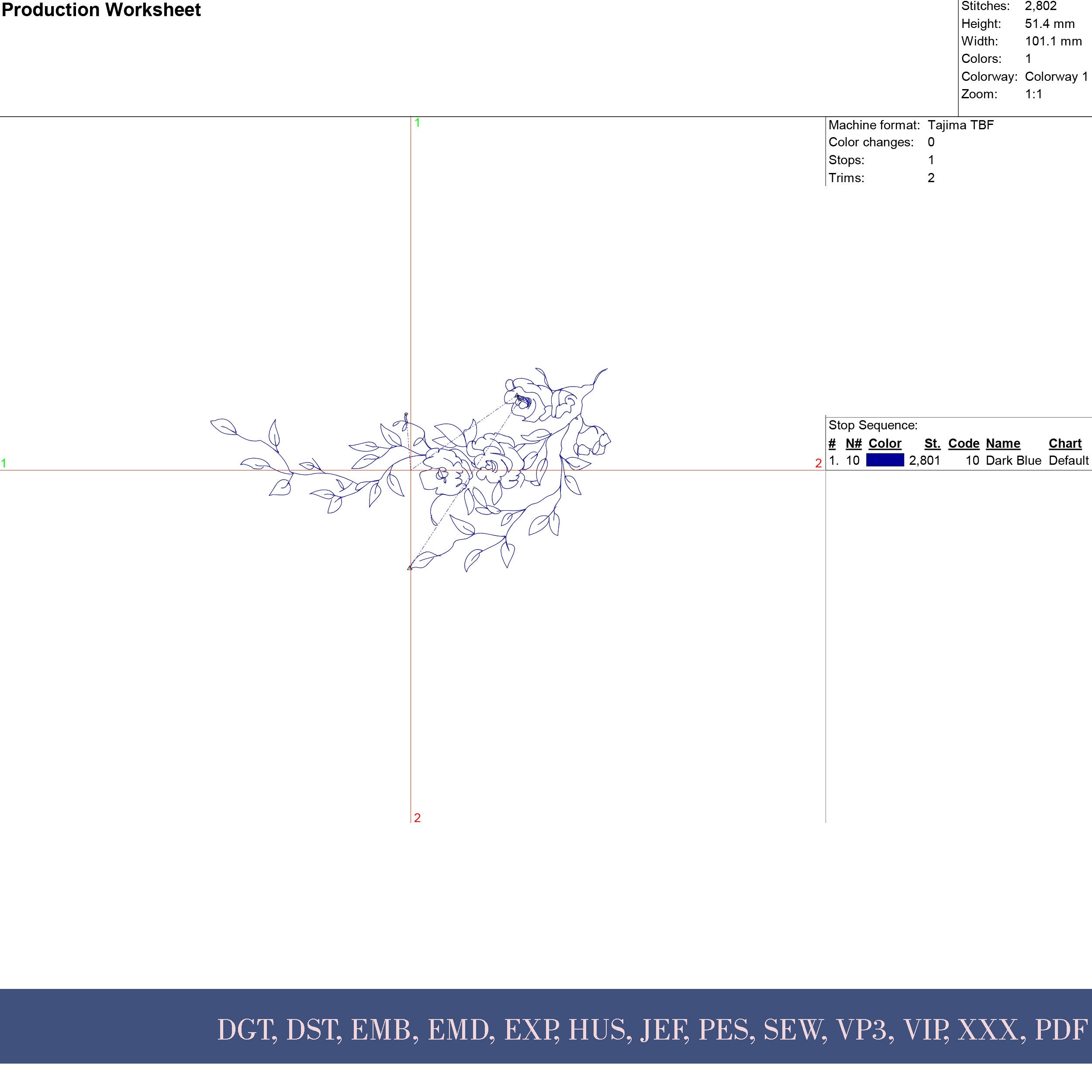 Rose Crest Wreath and Branches Machine Embroidery Design Set, Monogram ...