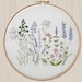Summer Flower Meadow Machine Embroidery Design, Instant Download Zip ...