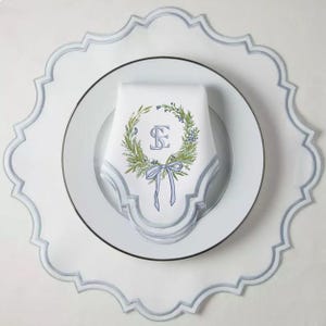 Monogram Harvest Bow Wreath Crest Frame Machine Embroidery Design ...