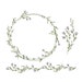 Fine and Airy Garden Wreath Border Machine Embroidery Design Bundle, 5 ...