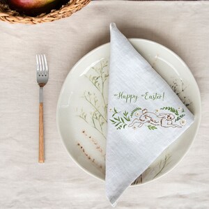 Floral Easter Daisy Bunny Border Machine Embroidery Design File, 6 ...