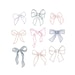 Ribbon Bow Machine Embroidery Design Bundle: Chinoiserie Style (digital ...