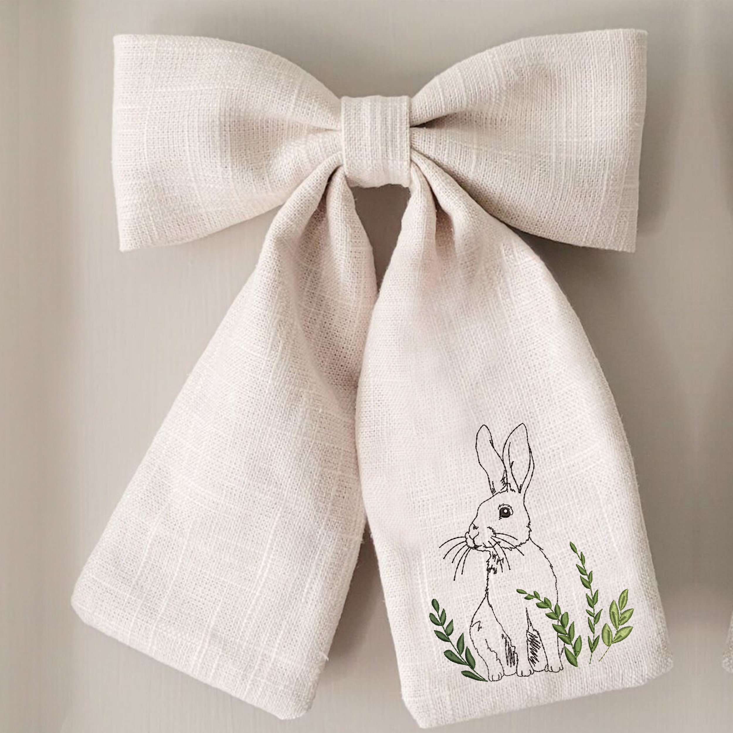 Meadow Hare Machine Embroidery Design File, Easter Bunny Embroidery, 8 ...
