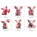 Valentine Pig Clipart, Pig Clipart, Pig PNG, Valentine Clipart ...