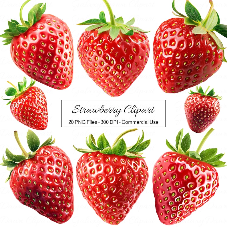 Strawberry Clipart, Strawberry PNG, Strawberry Clip Art, Fruit Clipart ...