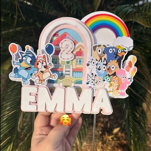 Bluey Cake Topper - Etsy