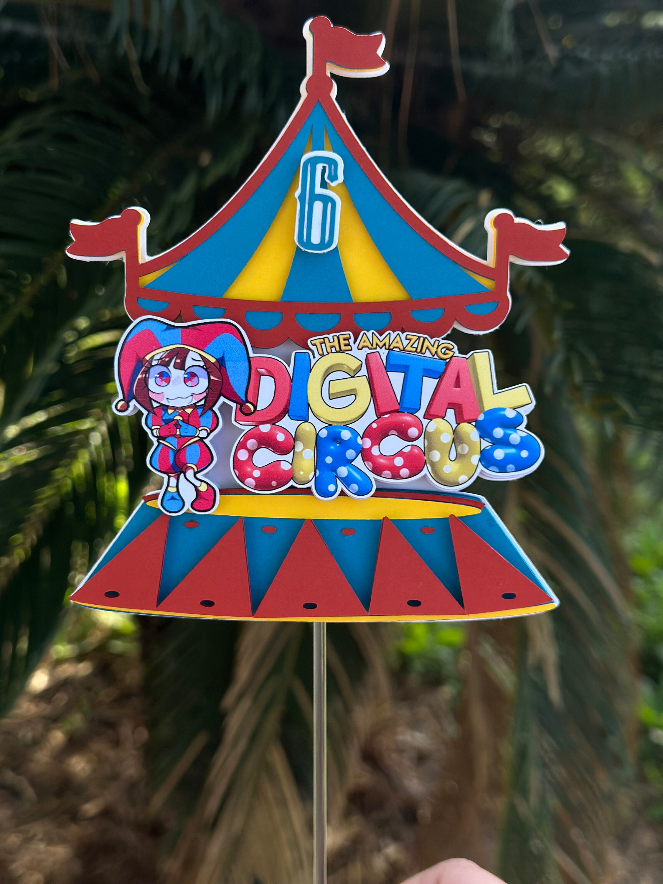 The Amazing Digital Circus Cake Topper - Etsy