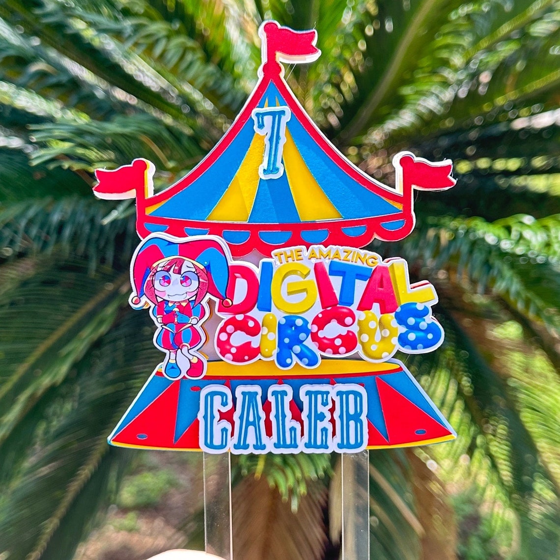 The Amazing Digital Circus Cake Topper - Etsy