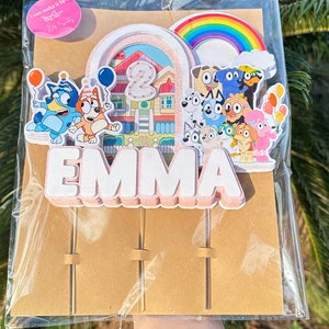 Bluey Cake Topper - Etsy