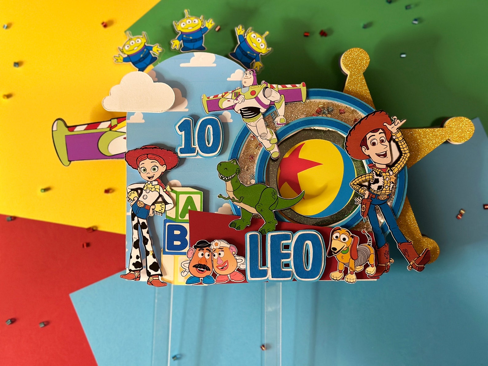 Toy Story Light up Cake Topper - Etsy