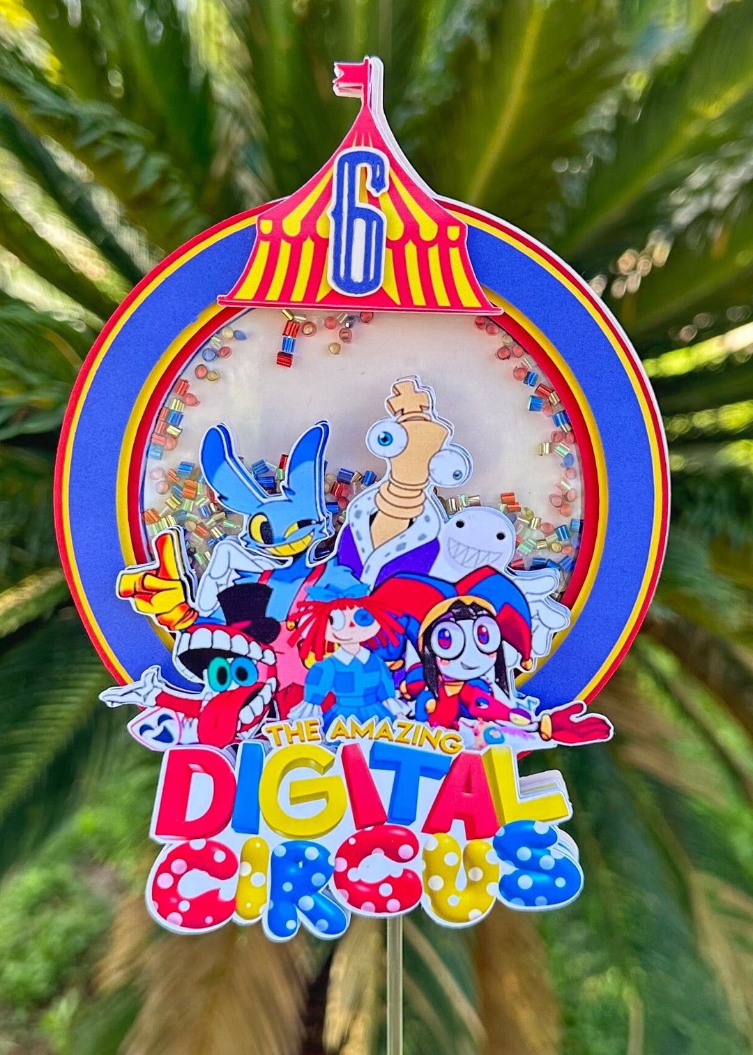 The Amazing Digital Circus Cake Topper - Etsy Ireland