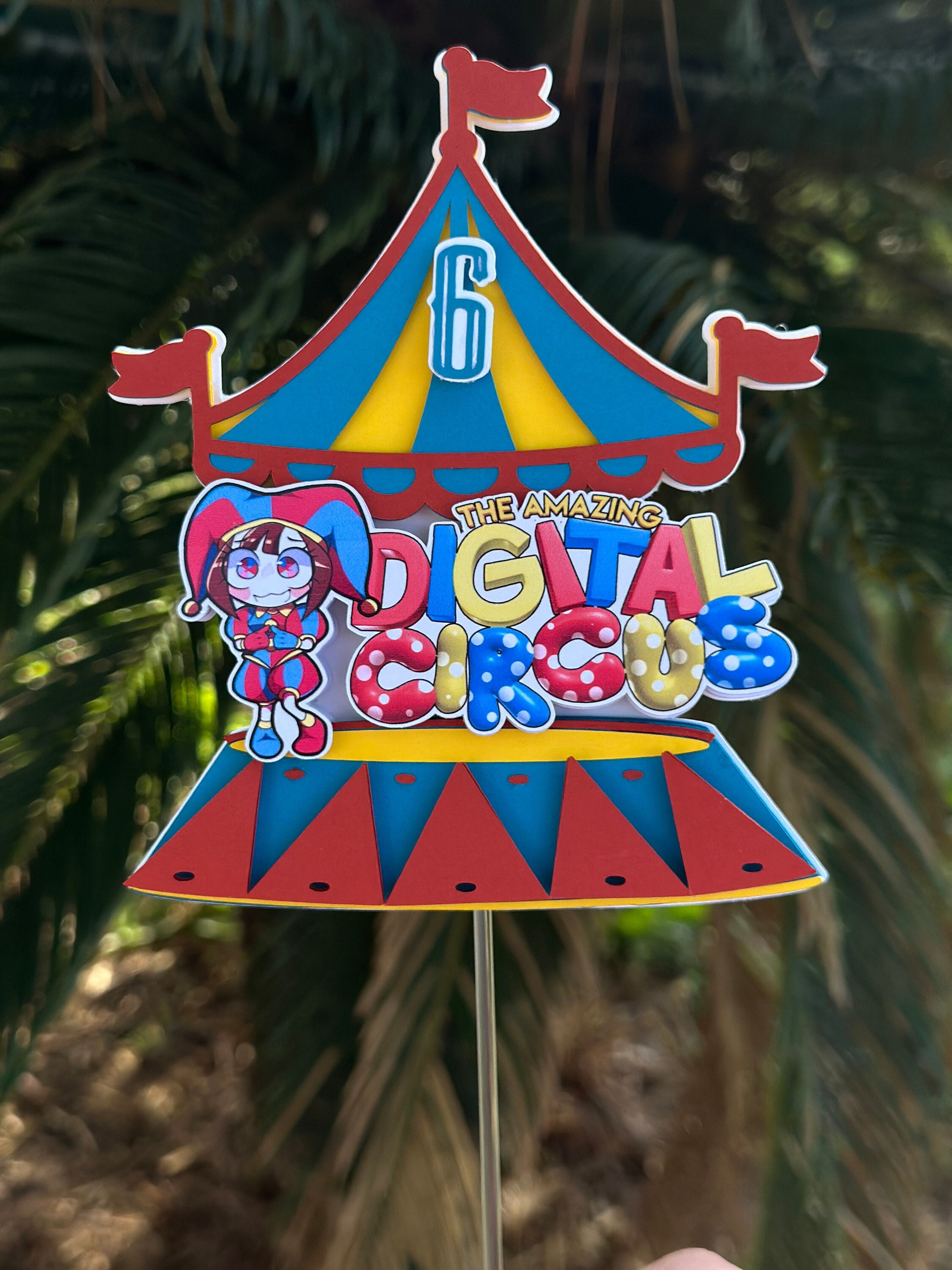 The Amazing Digital Circus Cake Topper - Etsy