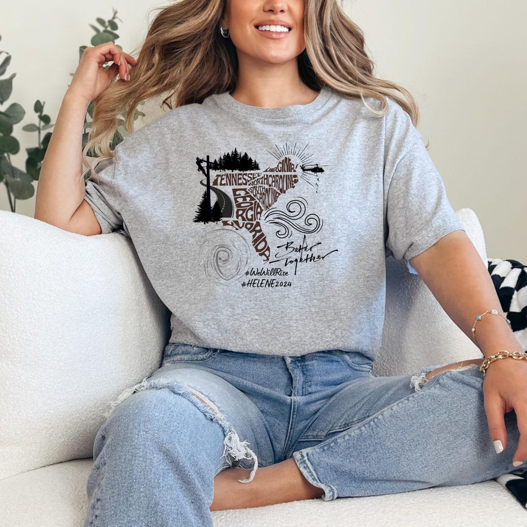Fundraiser Tshirts for Hurricane Helene - Etsy