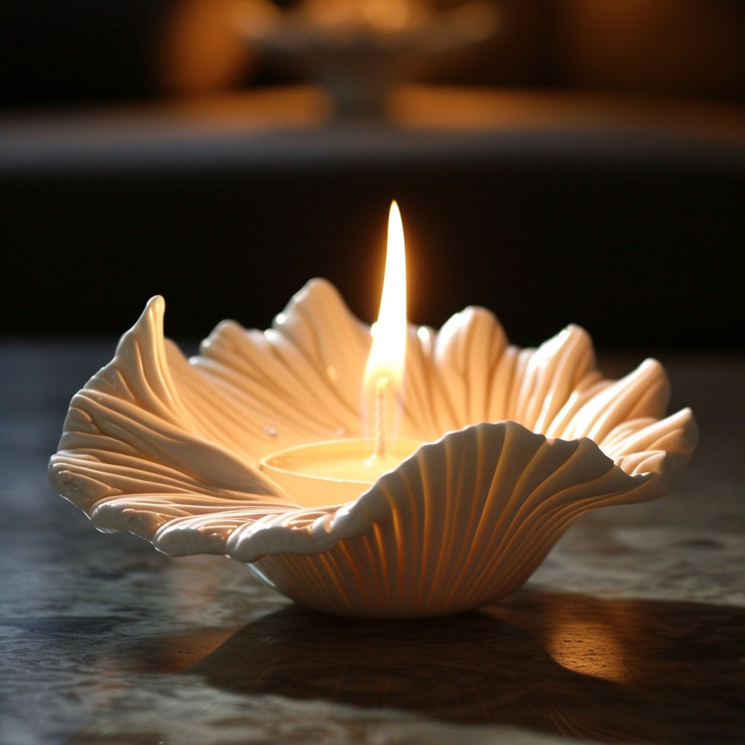 Creating Beautiful Shell Candle Holders - Etsy