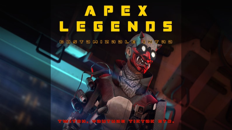 Apex Legends - Customizable Animated Octane Streaming Intro, Twitch ...