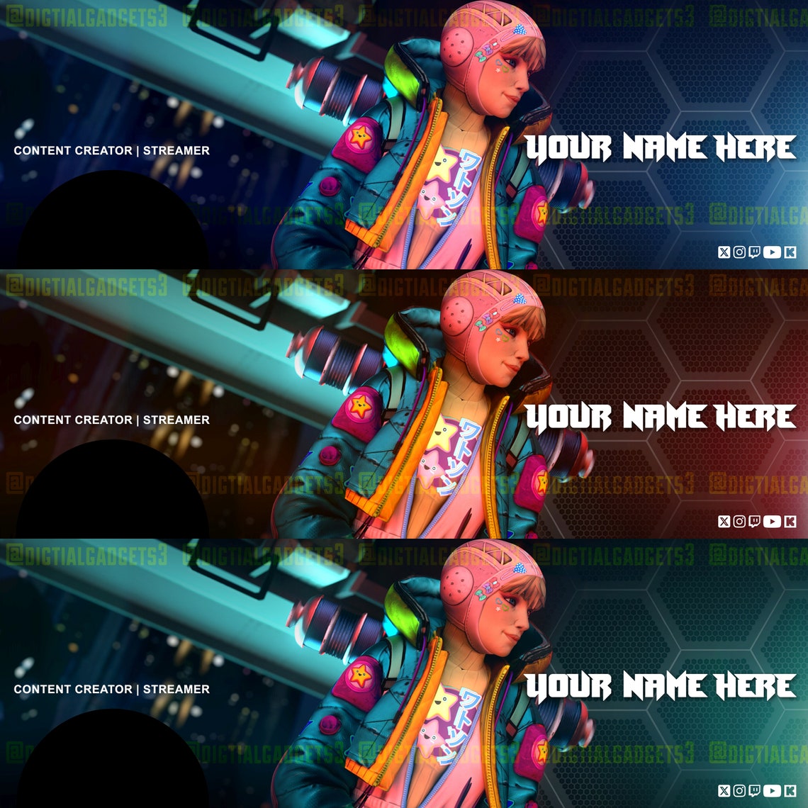 Apex Legends - Customizable Wattson Banner for X(twitter), Twitch ...