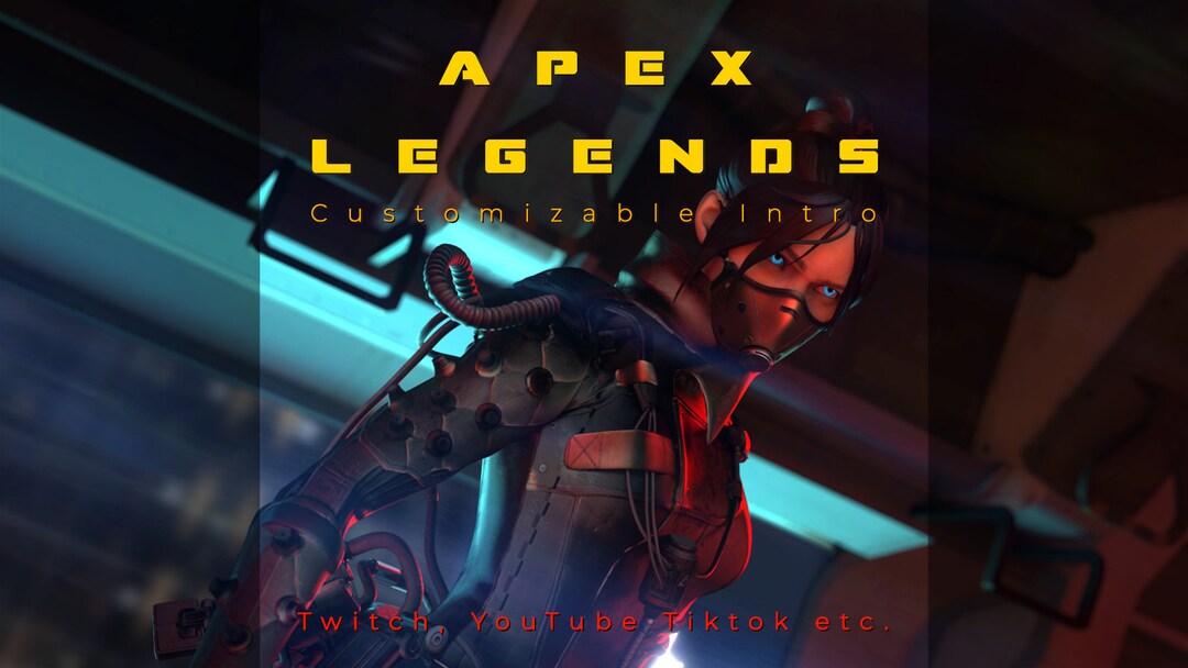 Apex Legends - Customizable Animated Wraith Streaming Intro, Twitch, Youtube Tiktok Etc. - Etsy