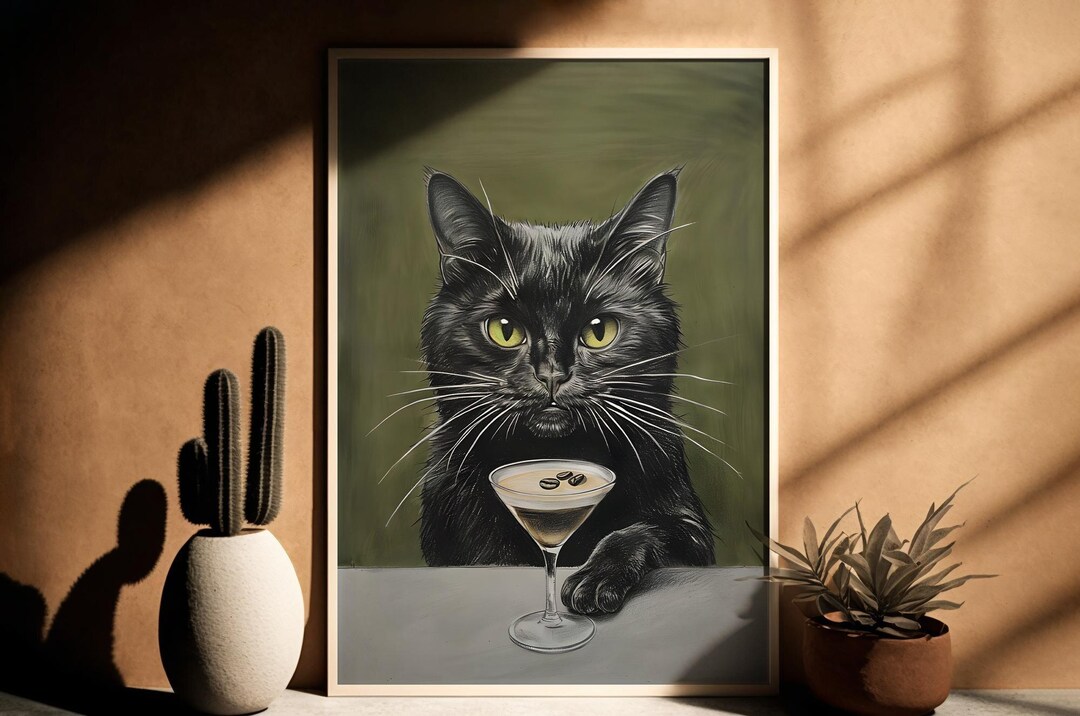 Black Cat Espresso Martini, Digital Download, Espresso Martini ...