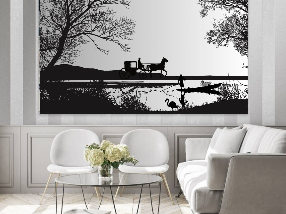 Black and White Printable Art, Exhibition Art, High Quality Printable ...