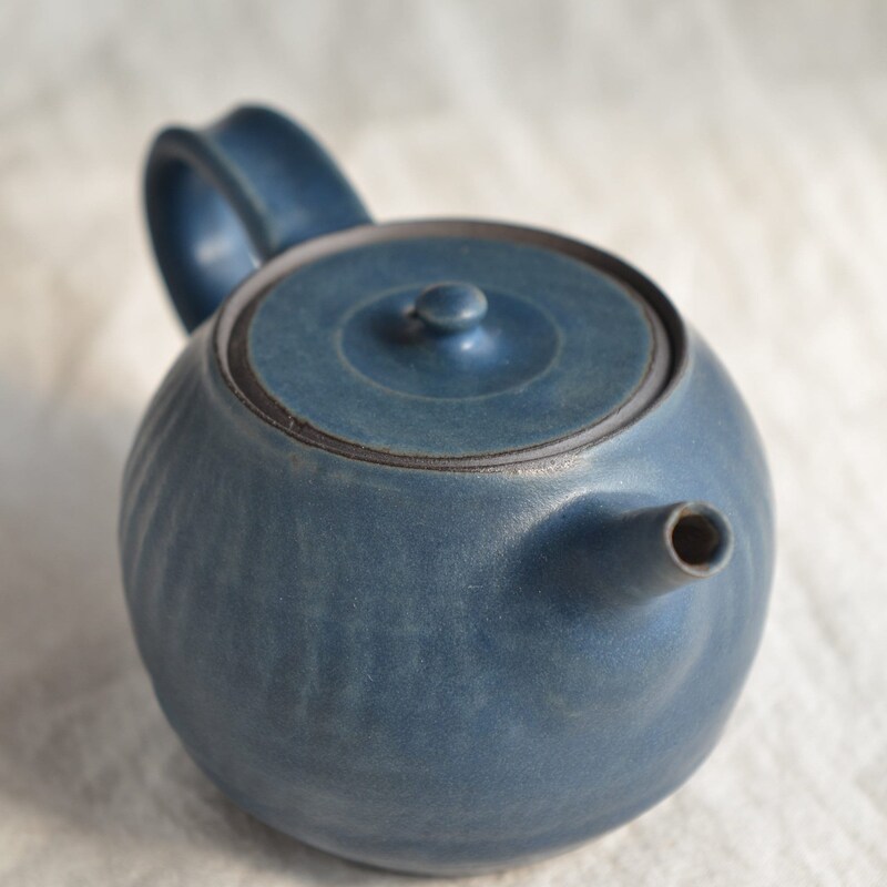 Blue Teapot - Etsy