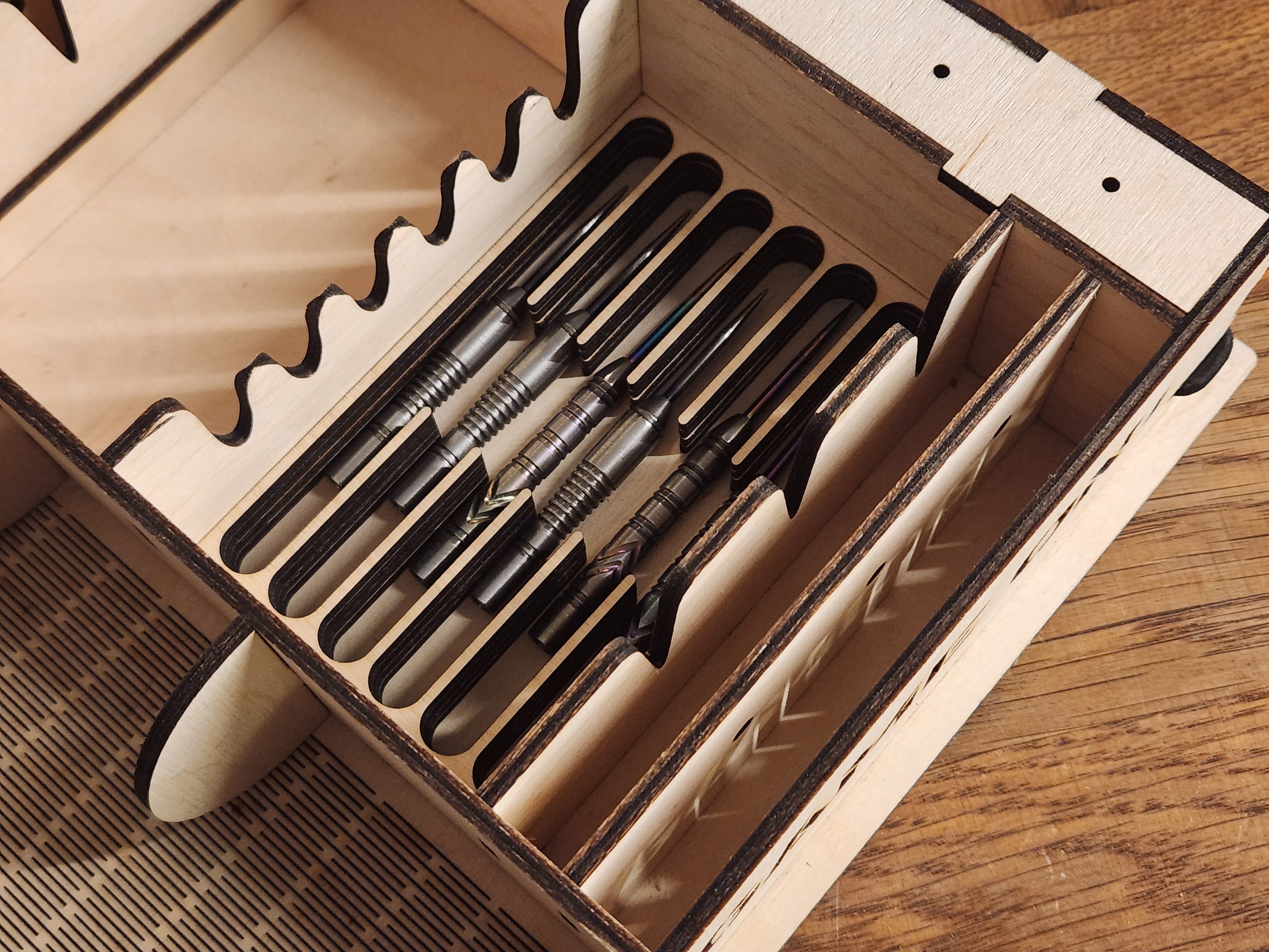 Lasercut Template MEGA Dart Case, Dart Case, Dart Box, SVG, DXF, 3 Mm ...