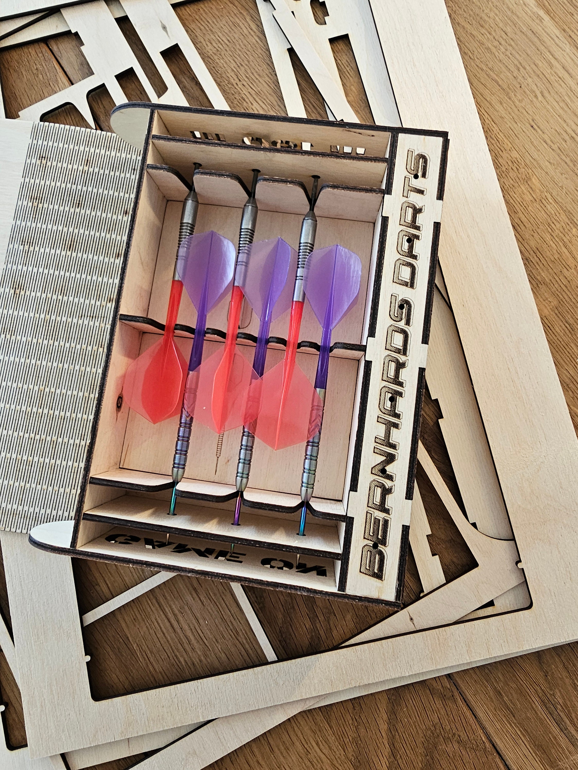 Lasercut Template MEGA Dart Case, Dart Case, Dart Box, SVG, DXF, 3 Mm ...