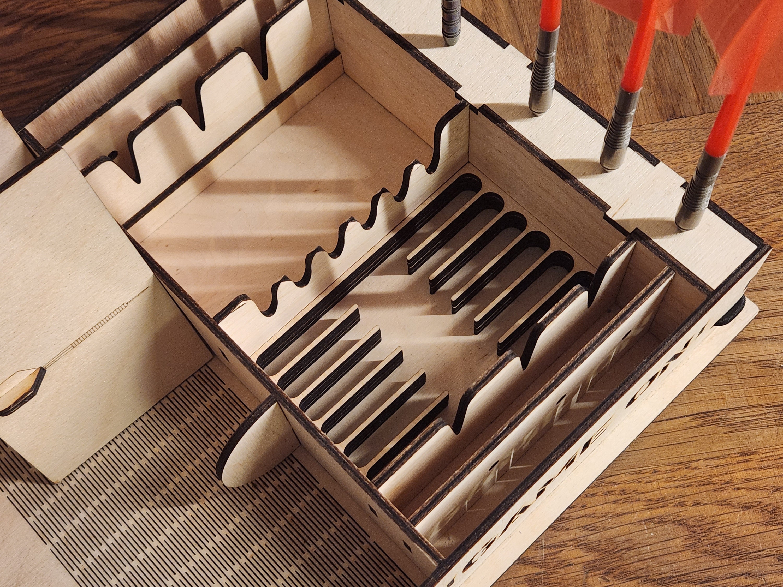 Lasercut Template MEGA Dart Case, Dart Case, Dart Box, SVG, DXF, 3 Mm ...