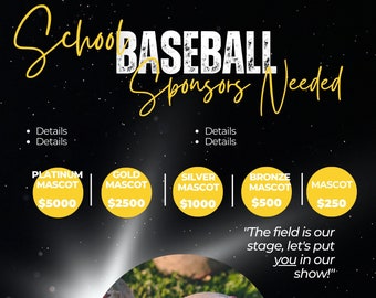 Booster Athletic Club Fundraiser Flyer Packet Package | Everything You ...