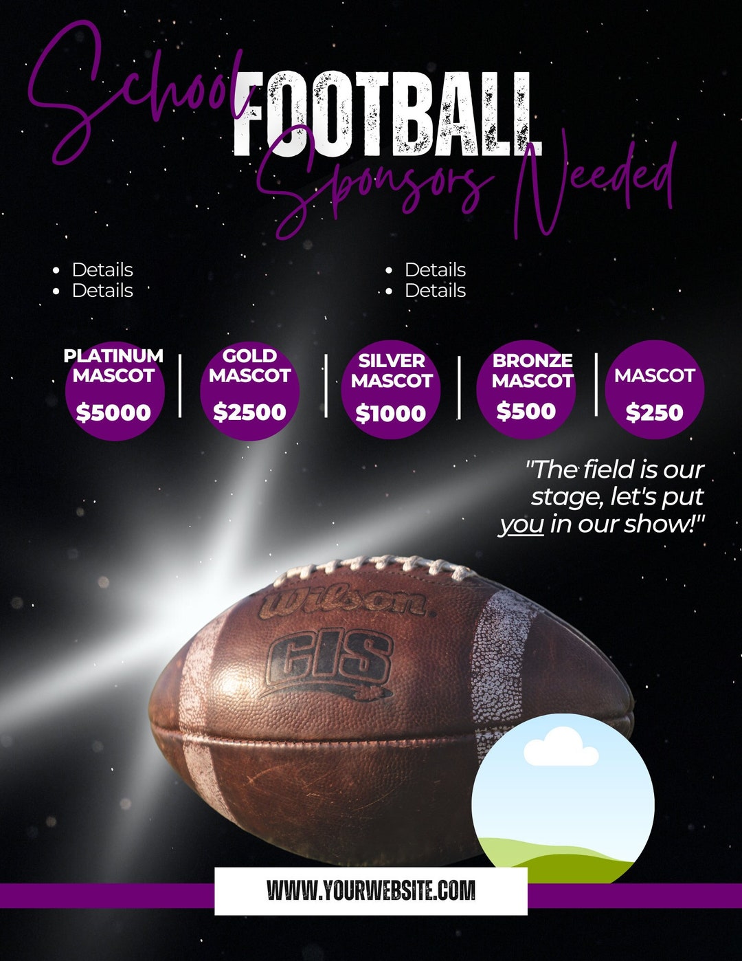 Booster Athletic Club Fundraiser Flyer Packet Package | Everything You ...