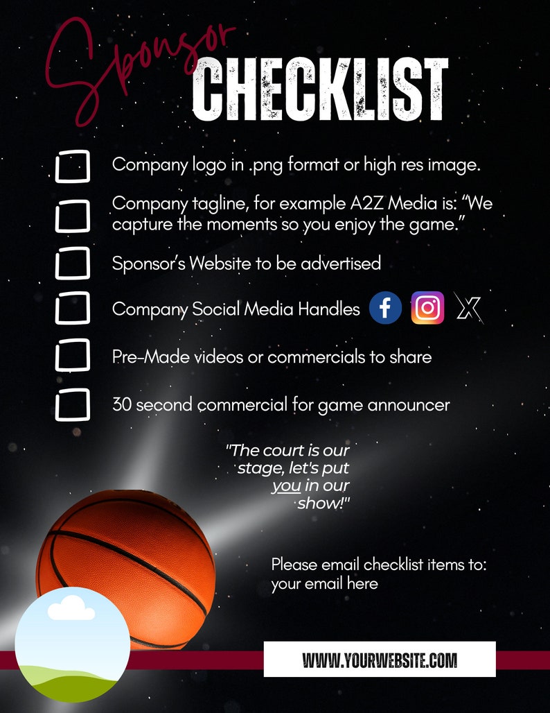 Booster Athletic Club Fundraiser Flyer Packet Package | Everything You ...
