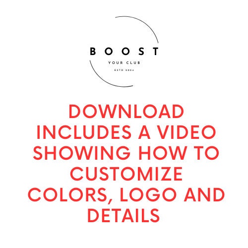 Concessions Stand Menu Template Printable Digital Download - Etsy