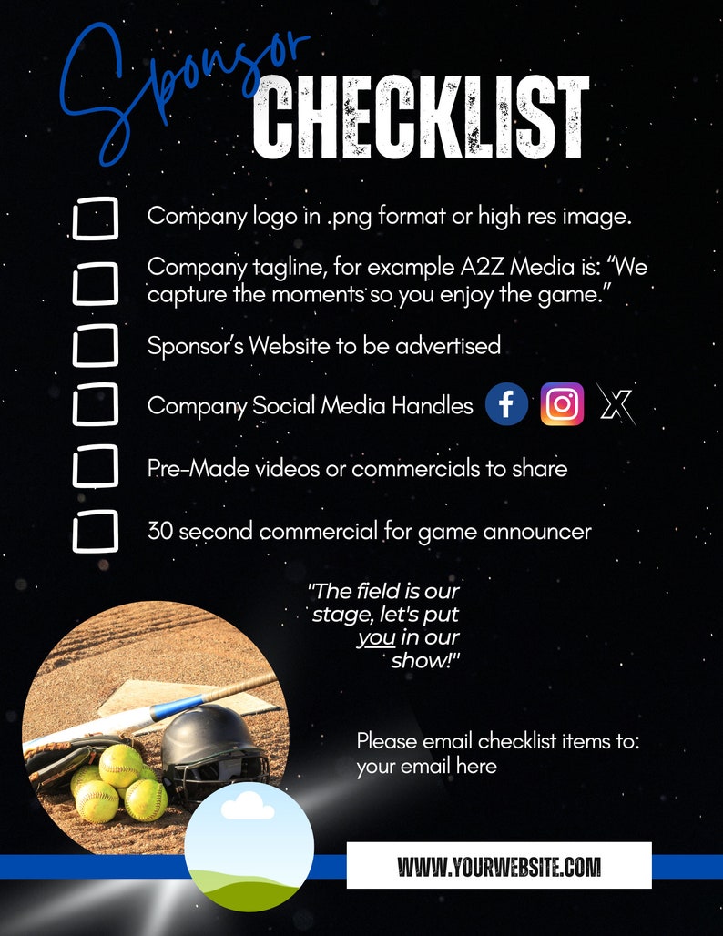 Booster Athletic Club Fundraiser Flyer Packet Package | Everything You ...